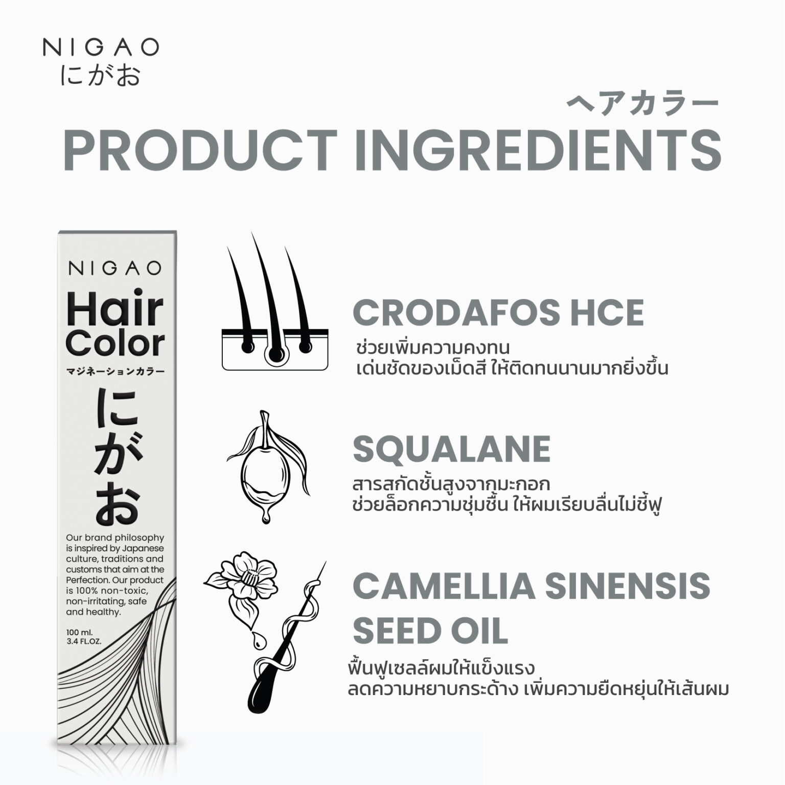NIGAO Hair Color Silver Grey – รวมโทนสีเทา « NIGAO Store