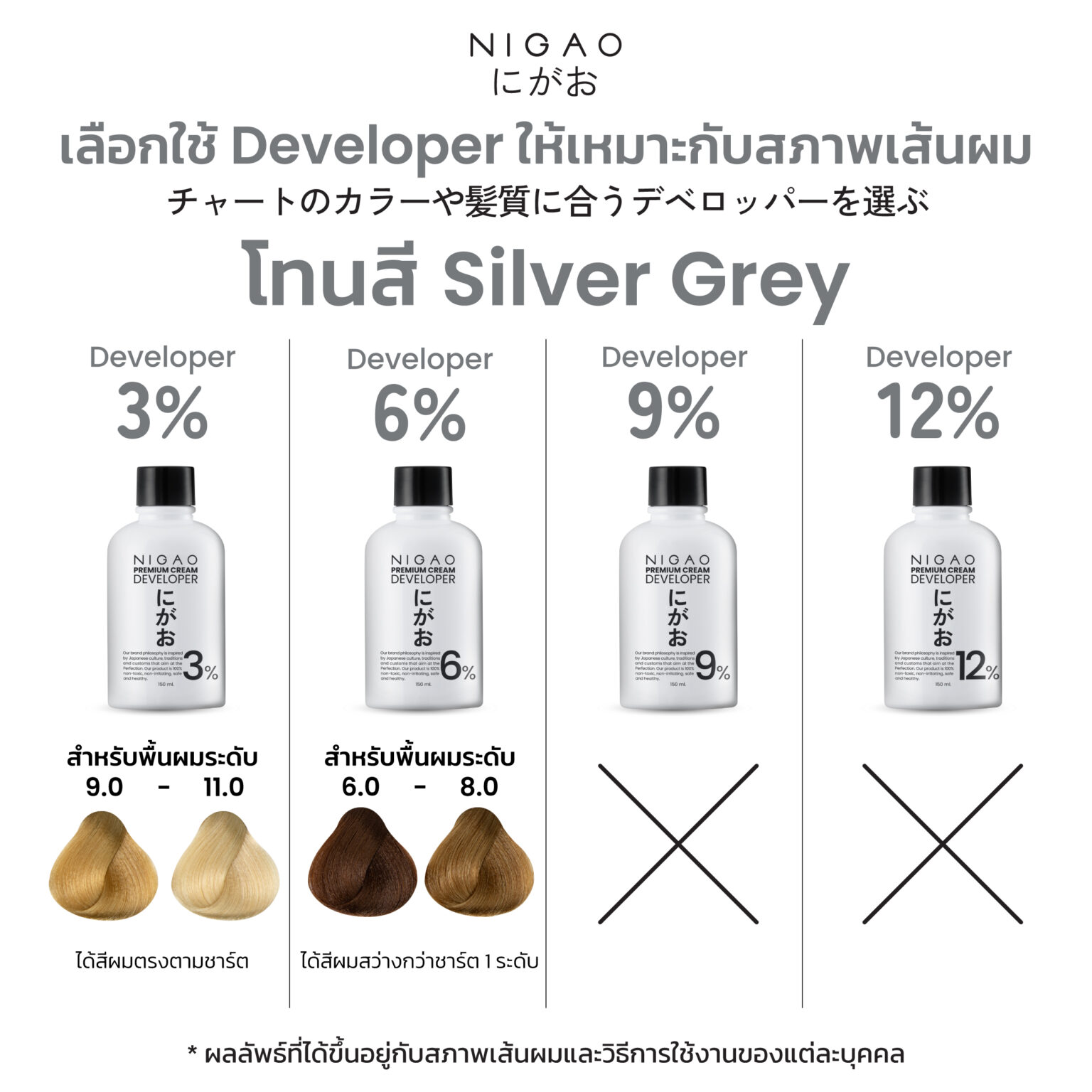 NIGAO Hair Color Silver Grey – รวมโทนสีเทา « NIGAO Store